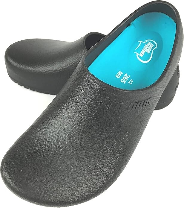 Chef Kitchen Cook Shoes Restaurant Leather Oil Resistant Non-Slip Shoes ...