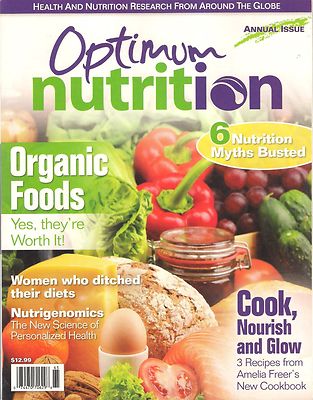 OPTIMUM NUTRITION 2016 Annual ORGANIC FOODS New Science of Personalized ...