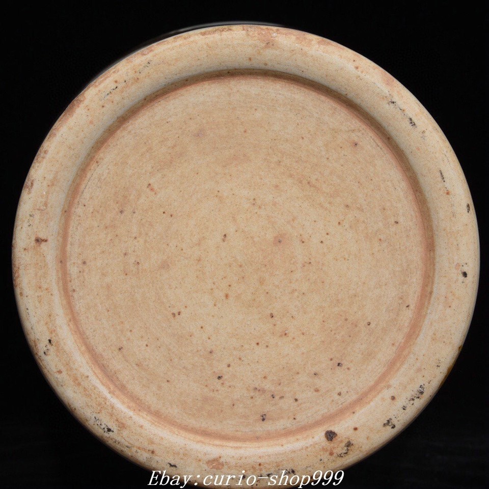 17" Xuande Year White Red Porcelain Dragon Loong Beast Pattern Plum ...