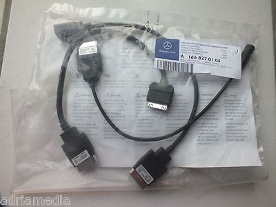 Mercedes Media Interface MP3 USB iPod W166 ML Comand W221 W212 3 Kabel ...