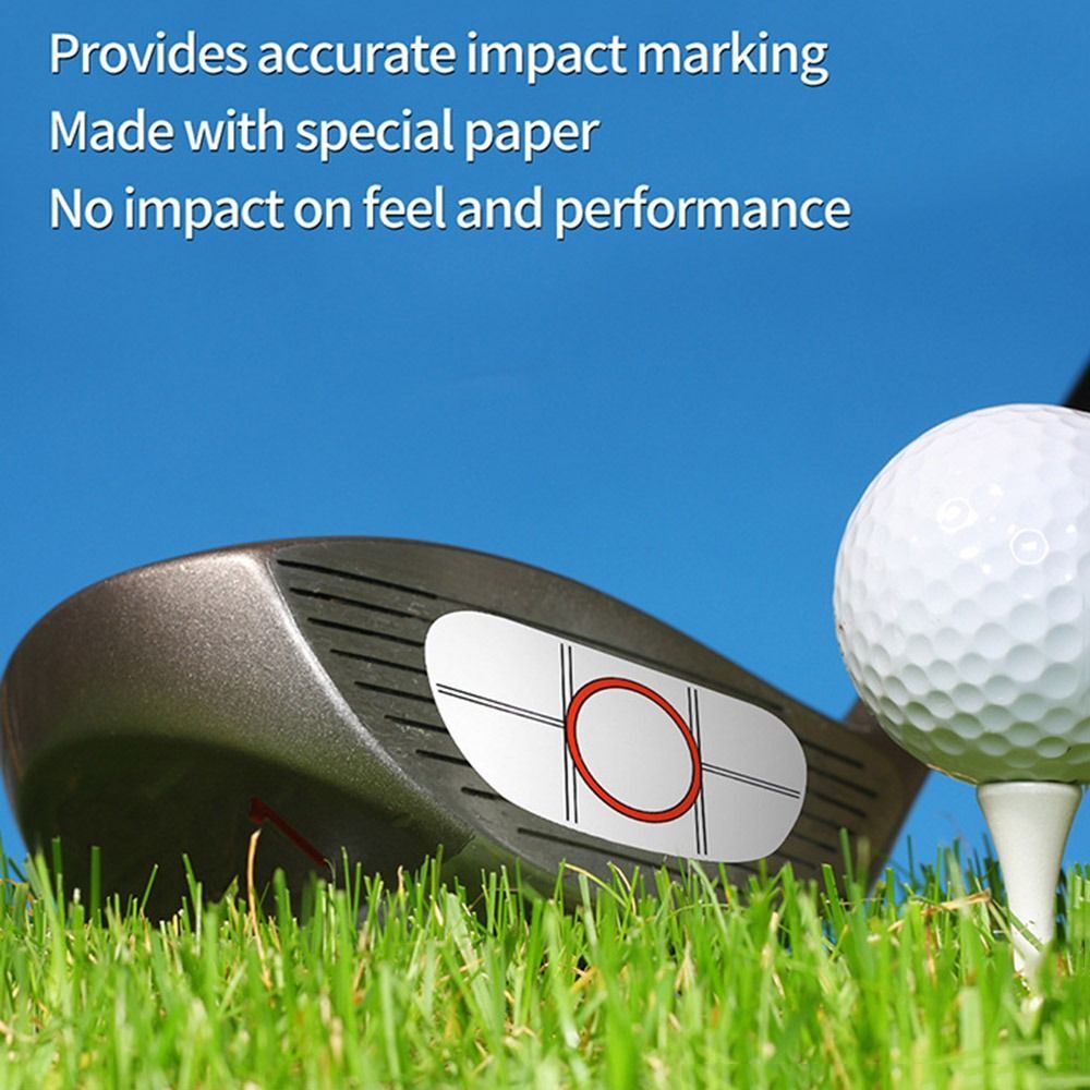 Paper Golf Labels Golf Club Stickers Golf Driver Impact Tape Target ...
