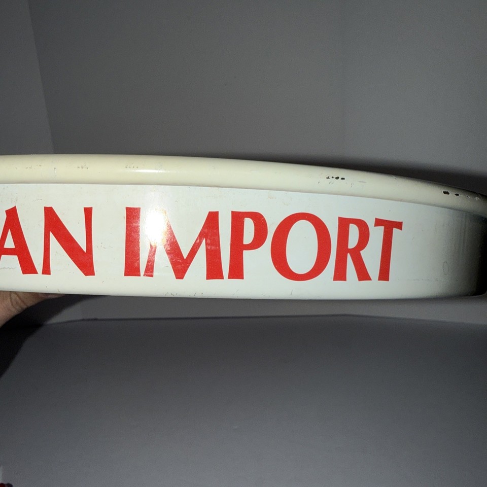 Beck's Bier Metal Round Serving Tray 13” Barware German Tavern Beer ...