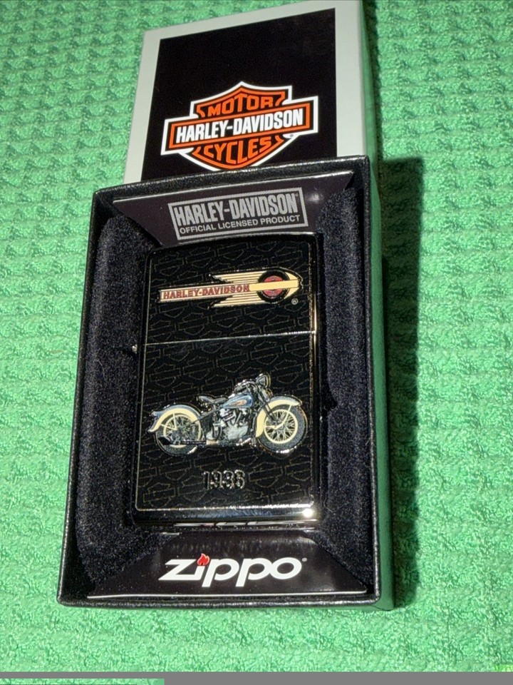 2018 Harley Davidson 1936 Motorcycle Chrome Zippo Lighter NEW | eBay
