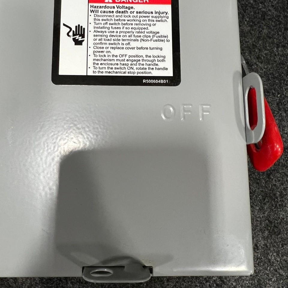 SIEMENS Enclosed Switch 60A 240Vac, 250 Vdc GNF222A | eBay