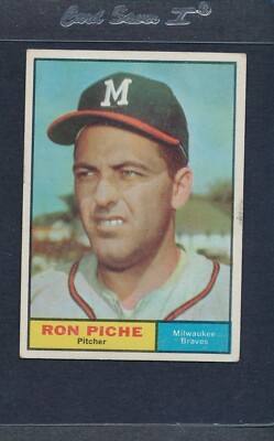 1961 Topps #061 Ron Piche Braves EX *7132 | eBay