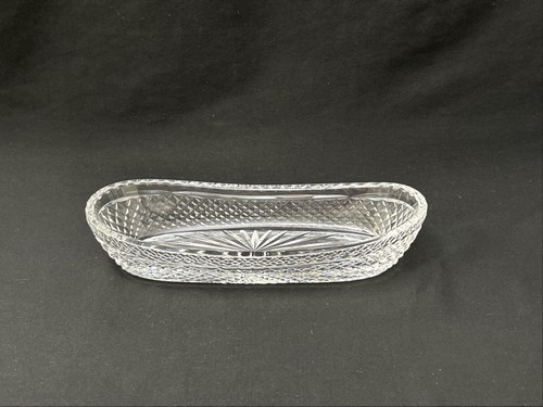 Waterford Crystal Table Accessories Oval Relish Condiment Dish Ireland ...