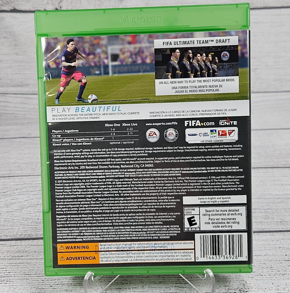 FIFA 16 (Microsoft Xbox One, 2015) Complete | CIB | Tested 14633369281 ...