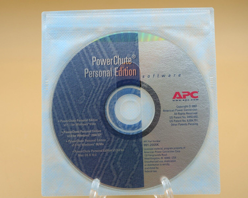 APC Power Chute Battery Backup Back-UPS Personal Edition Software CD ...
