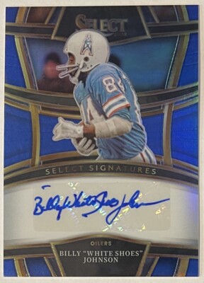2022 Panini Select Billy "White Shoes" Johnson #SSP-BWJ Blue 63/99 | eBay