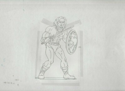 CONAN THE ADVENTURER Cartoon Animation 12.5x10.5" Pencil Drawing SC131 ...