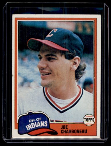 1981 TOPPS JOE CHARBONEAU RC CLEVELAND INDIANS #13 | eBay