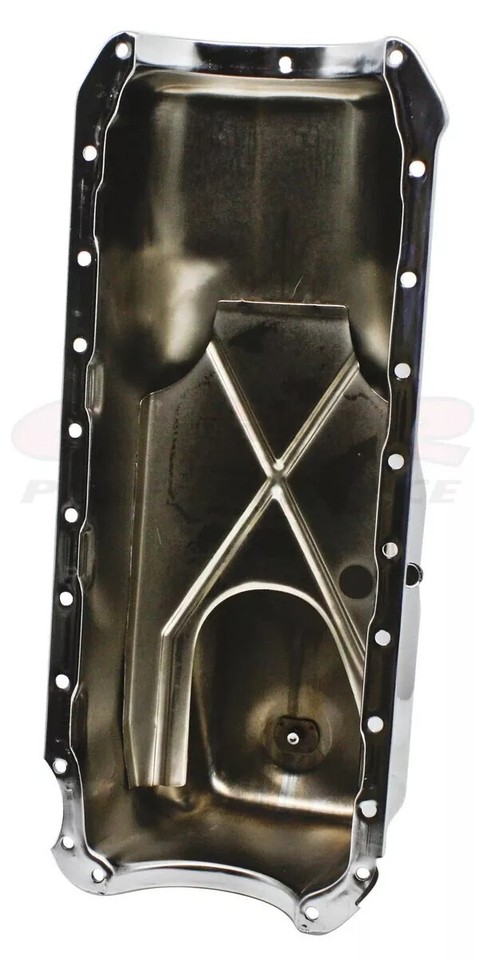 Raw Steel 6 QT Baffled Oil Pan for 66-90 Chevy Truck Big Block 396 402 ...