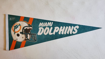 NFL - MIAMI DOLPHINS - TEAM PENNANT LOOK!! | eBay