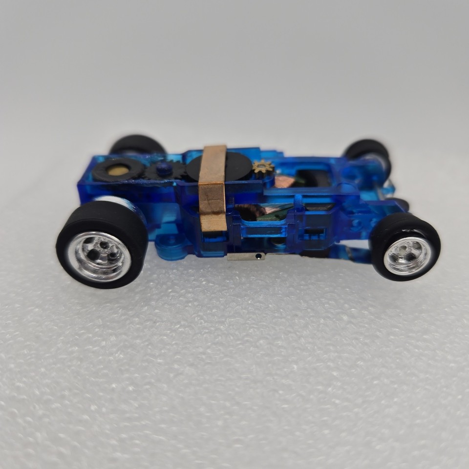 3-Pack NEW Auto World 4Gear Ho Slot Car Chassis Blue Translucent Chrome ...
