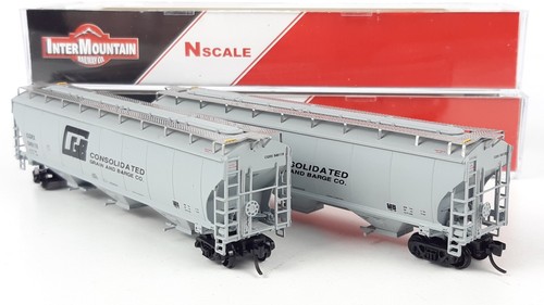 INTERMOUNTAIN CONGRAIN CGRX COVERED HOPPERS X 2 KNUCKLES VGC BXD N-SCALE(KF) | eBay Australia