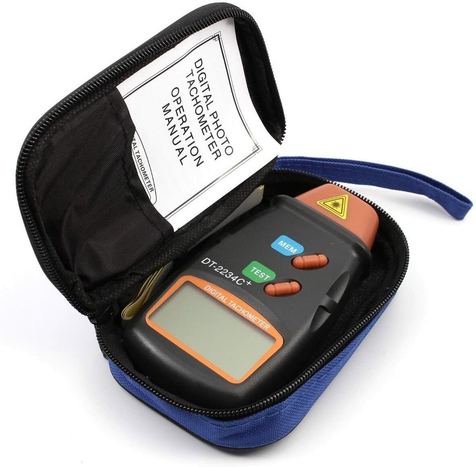 Rpm Speed Kit Small Engine Non Contact Hand Held Digital Laser Photo ...