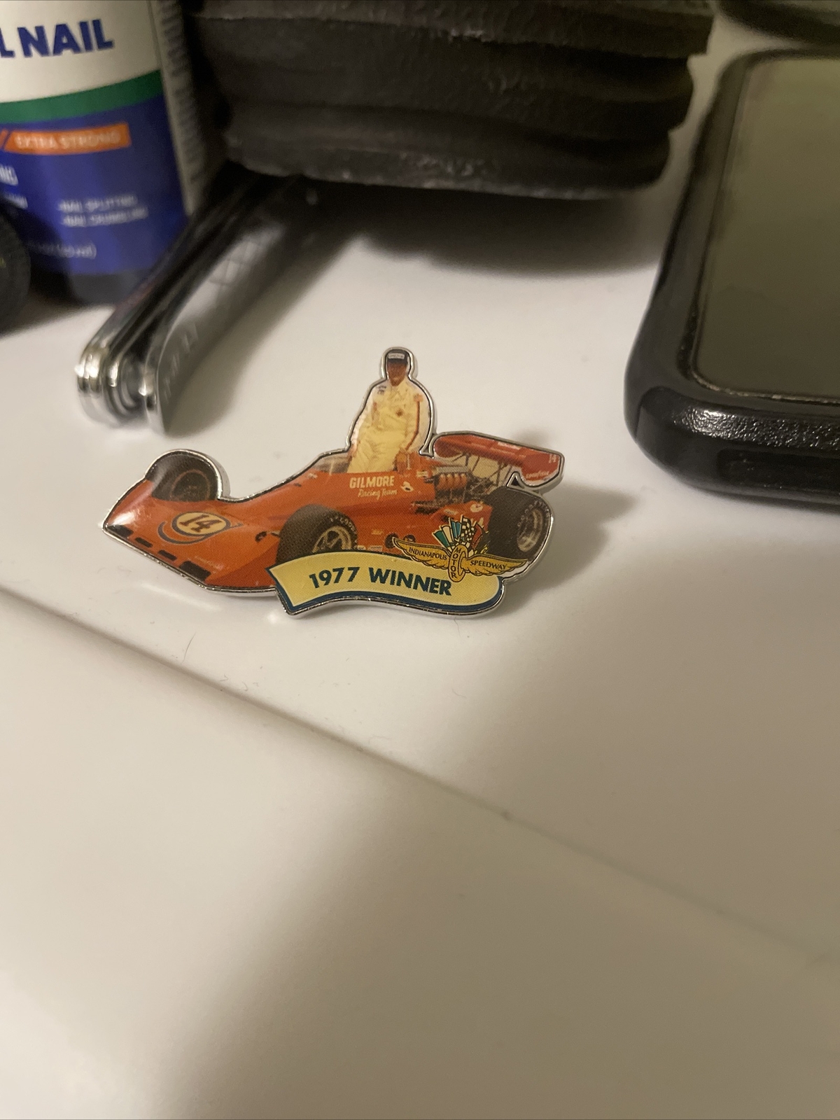 1977 A.J. Foyt Indianapolis 500 Winner Collector Lapel Pin Gilmore ...