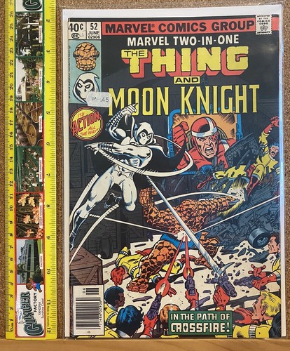 STAN LEE PRESENTS MOON KNIGHT APPEARANCE! 1979 MARVEL TWO-IN-ONE COMICS ...