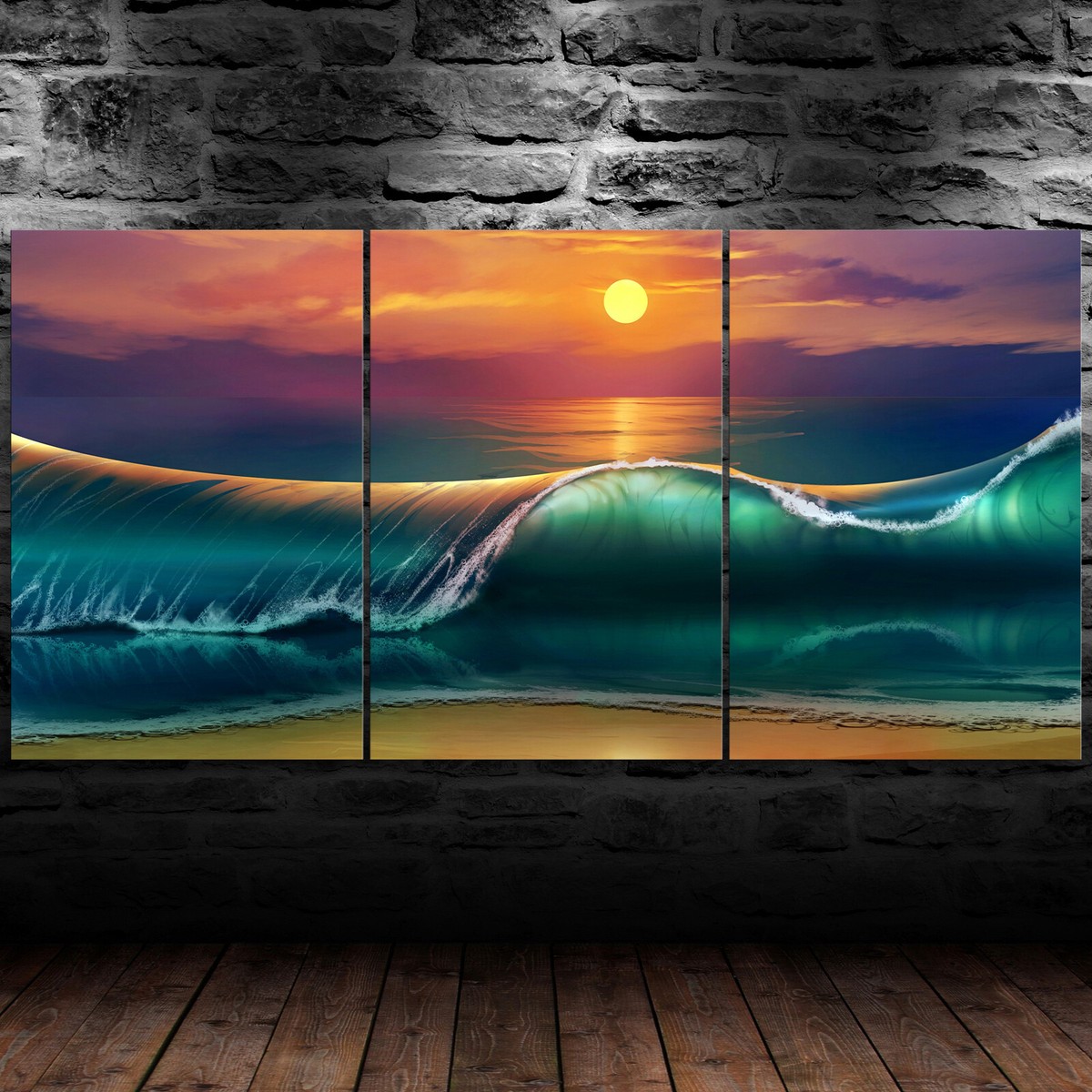 Abstract Beach Sunset