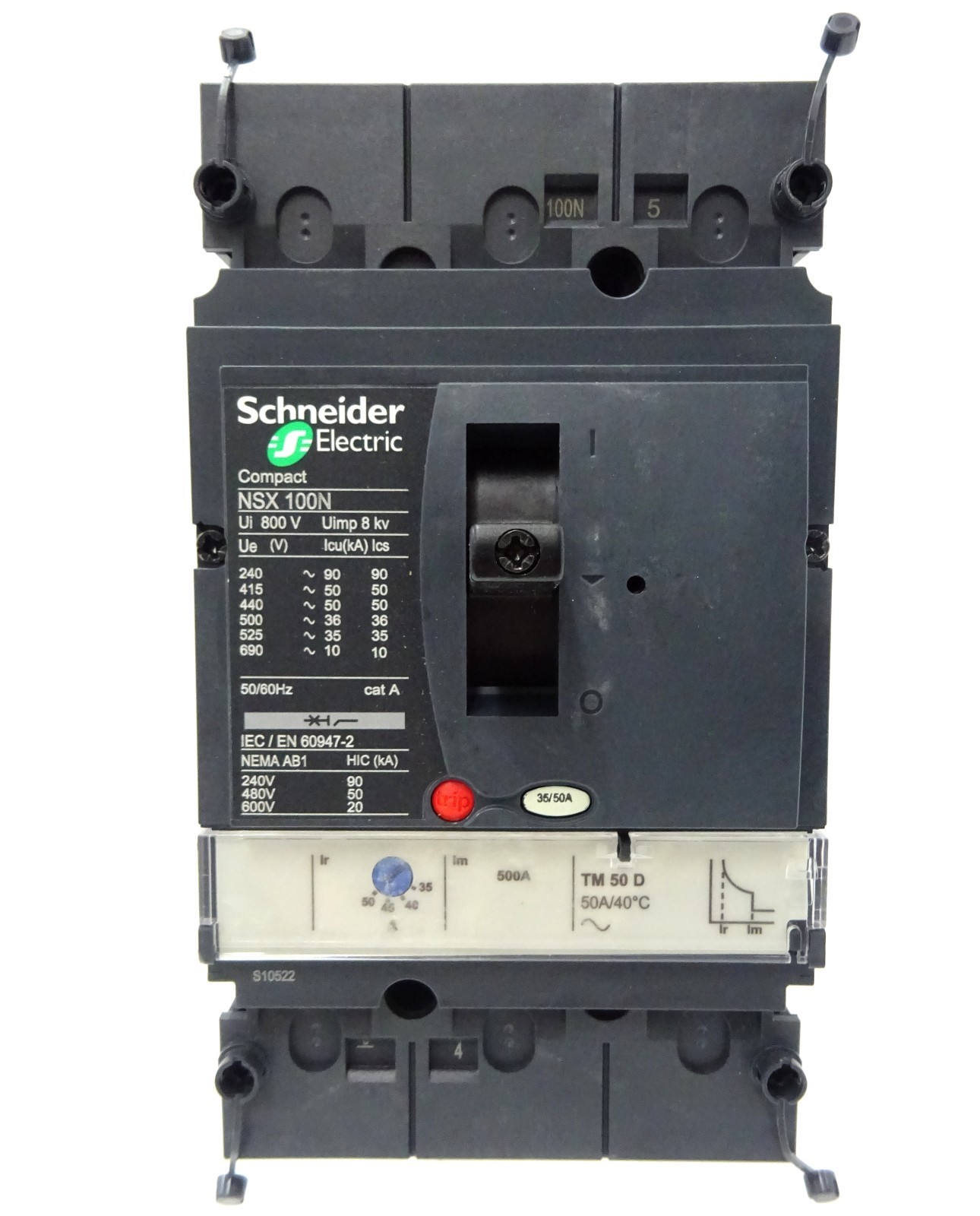 Leistungsschalter SCHNEIDER Electric Compact NSX100N Circuit Breaker ...