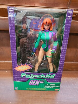 1999 Gen 13 Fairchild Posable 12" Action Figure w/ Chromium Comic ...