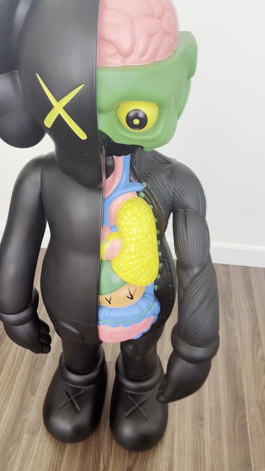 KAWS Companion Dissected Black Version KAWS Companion Dissected Figure ...