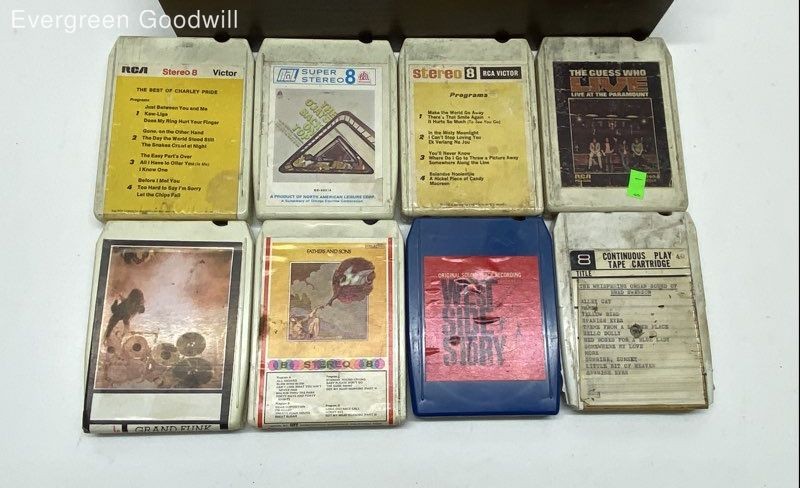 Lot of 24 Vintage 8 Track Cartridges with Case | eBay