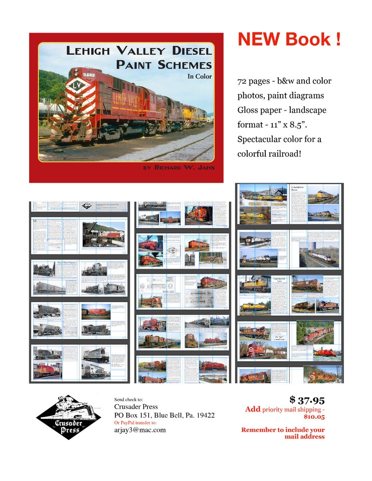 LV - Lehigh Valley Diesel Paint Schemes in color - new book just ...