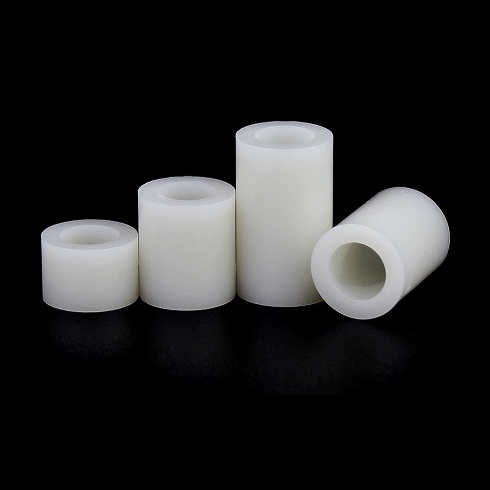 White Nylon Unthreaded Spacers Plastic Standoff Washer M5 M6 M7 M9 M14 ...
