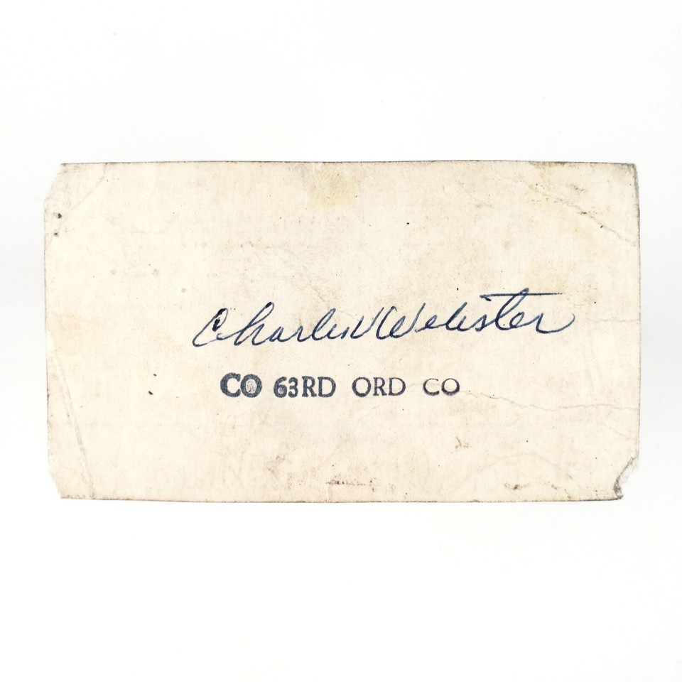 Rifle Weapon Holder Receipt Card 1960s Germany US Army Base Cold War ...