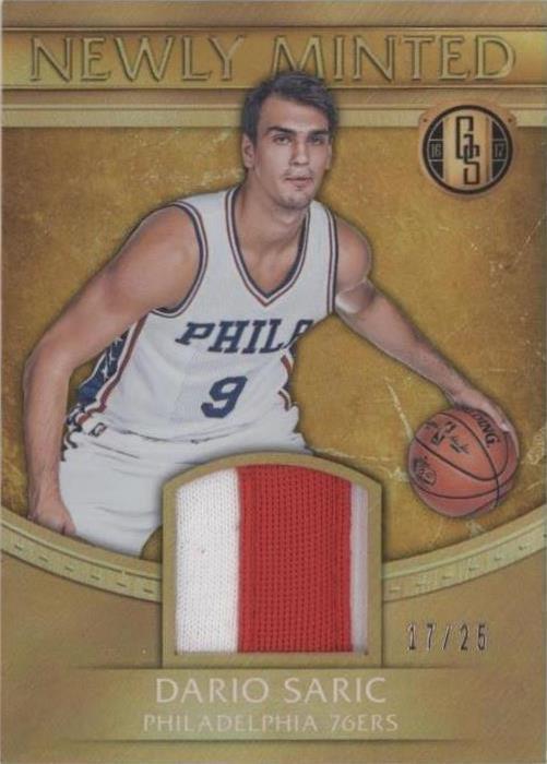 2016-17 Panini Gold Standard - Newly Minted Memorabilia Dario Saric #11 ...
