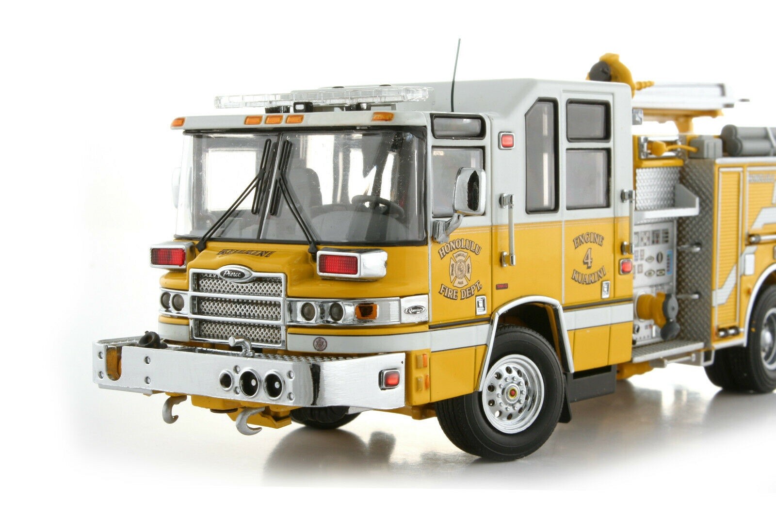 Pierce Quantum Pumper Fire Engine - Honolulu #4 - TWH 1:50 Scale #081D ...