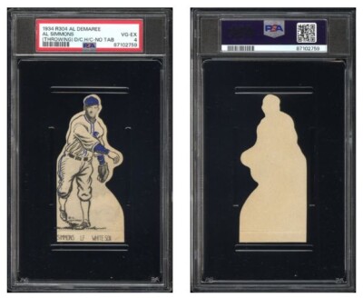 1934 Al Demaree Die Cuts R304 Al Simmons PSA 4 VG EX | eBay