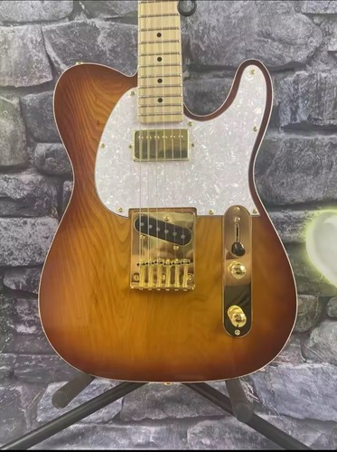 SHIPS FROM US! Custom Tele Style Electric Guitar - Flame Maple Top | eBay