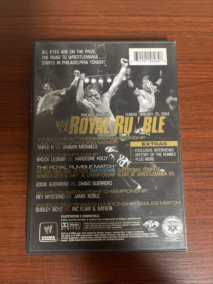 WWE: Royal Rumble 2004 (DVD) 651191582648| eBay