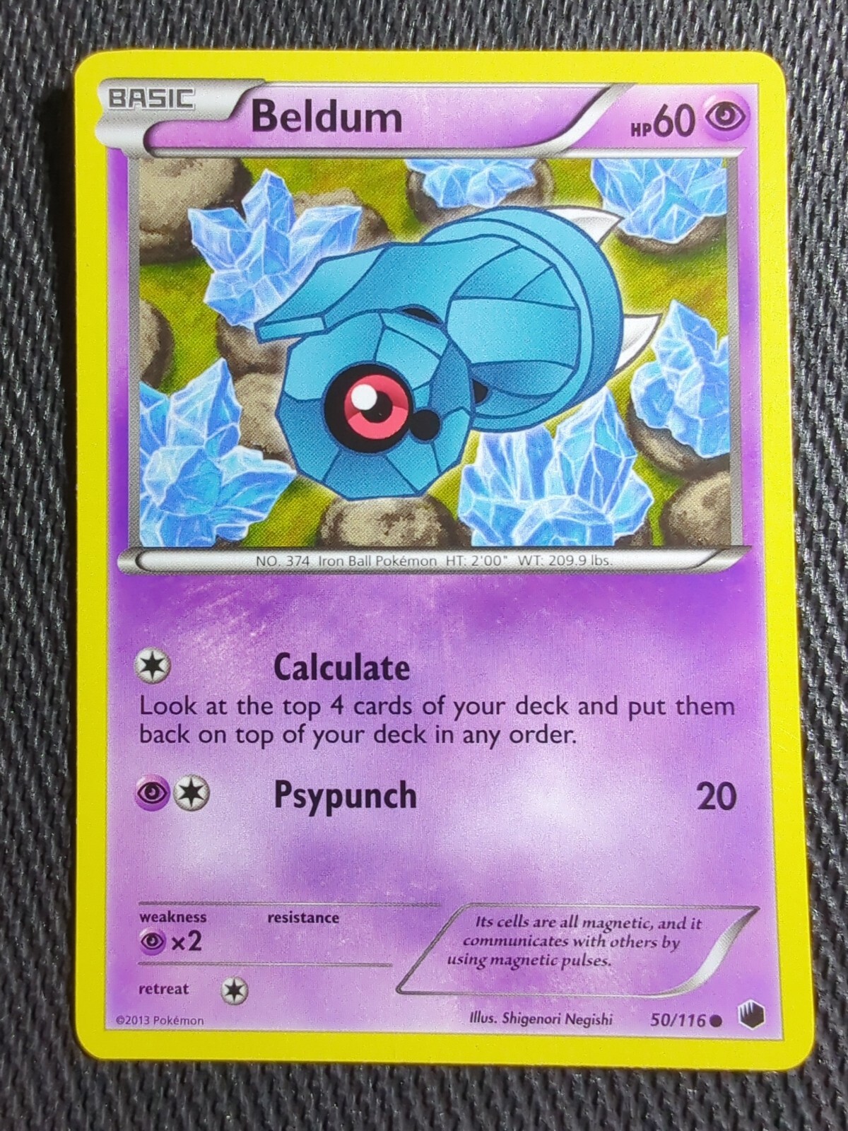 Pokémon TCG Beldum Plasma Freeze 50/116 Regular Common NM | eBay