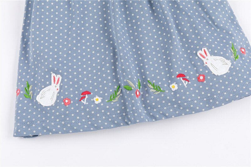 NEW Easter Bunny Rabbits Girls Smocked Blue Dress 2T 3T 4T 5T 6 7 | eBay