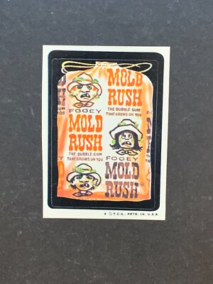 1974 Topps Wacky Packages 6th Series 6 Tan Back Mold Rush Near Mint+ to ...