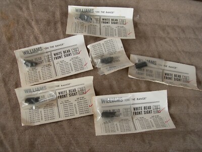 LOT OF 6 Williams Front Sights 343M AND 375M NOS | eBay