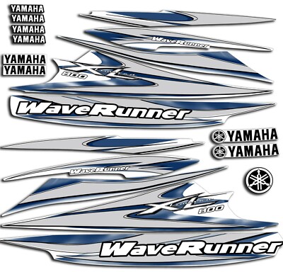 2000 Yamaha 800XL Decals Sticker Kit -CUSTOM BLUE Waverunner 800 XL ...