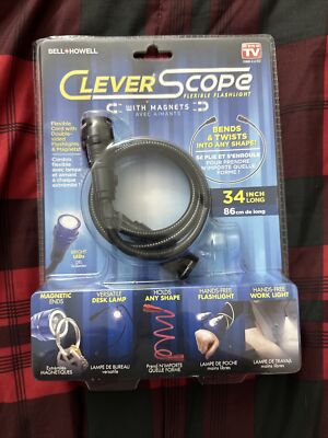 Clever Scope Magnetic LED Pocket Handheld Flashlight Double Sided ...