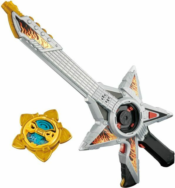 Bandai Shuriken Sentai Ninninger Guitar Ninja Star Sword Gun for sale ...