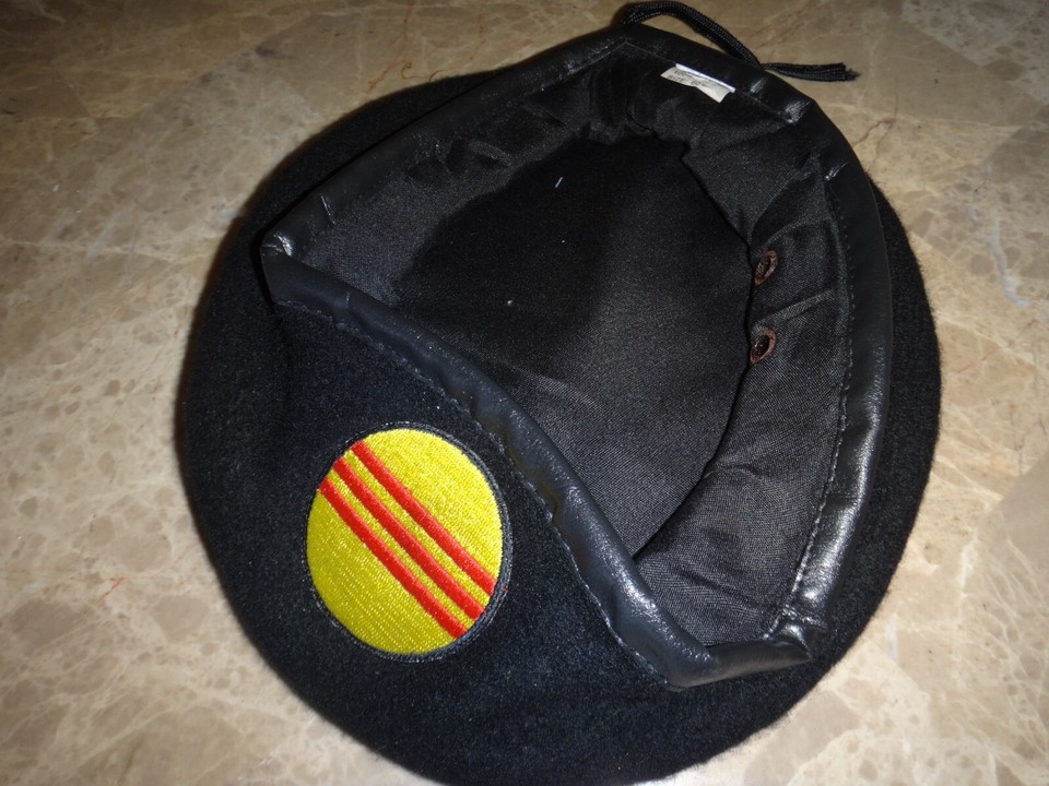 South Vietnamese Army ARVN Black Beret From Vietnam War | eBay