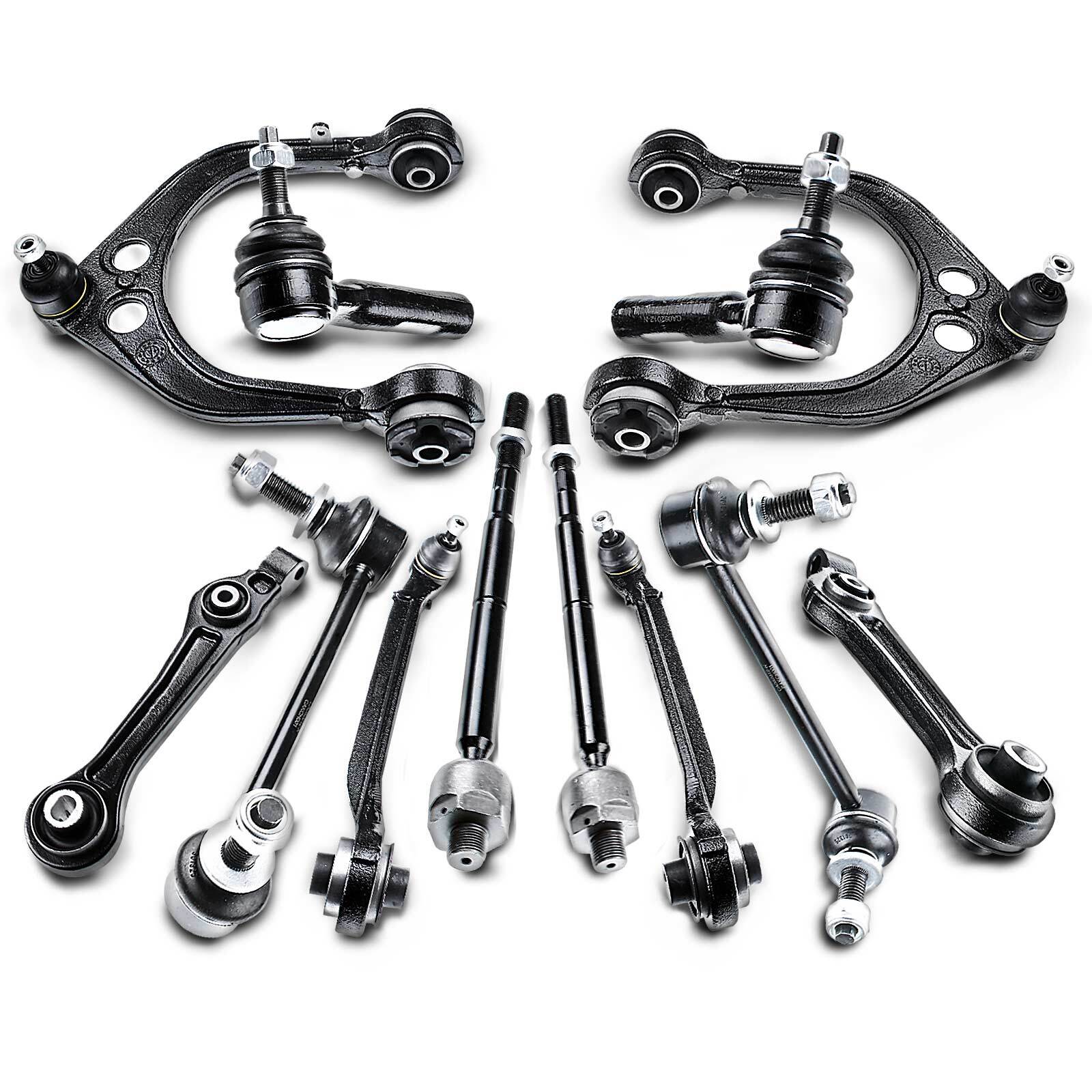 12x A-Premium Lower & Upper Front Control Arm Kits for Chrysler 300 C ...