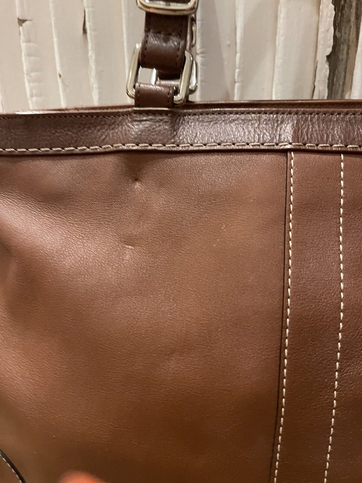 Coach Tote Bag Retired Legacy Carryall Leather Brown H05S-5138 Rare | eBay