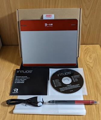 Wacom Ichitaro CTH-480/R Intuos small Limited model Tablet Full set ...