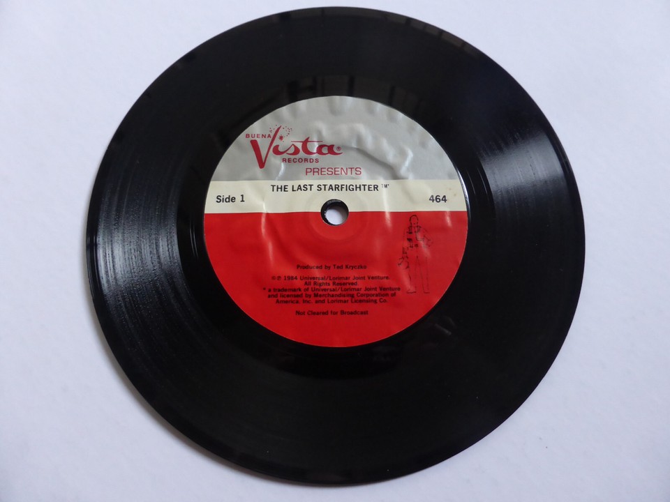 VINTAGE The Last Starfighter Read Along Book and Record vinyl 33 1/3 ...