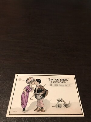 EARLY UNPOSTED POSTCARD - YOU SHOULD WORRY - IF YOU KISS ME...... | eBay