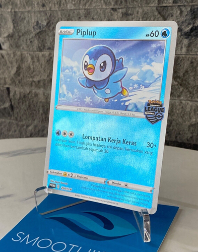 Piplup Promo Regional League Indonesia Exclusive 274/S-P Pokemon Card ...