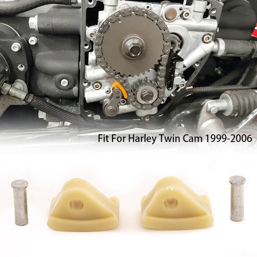 Fit For Harley Twin Cam Engine Timing Chain Tensioner Shoes+Pins Kit/2 ...